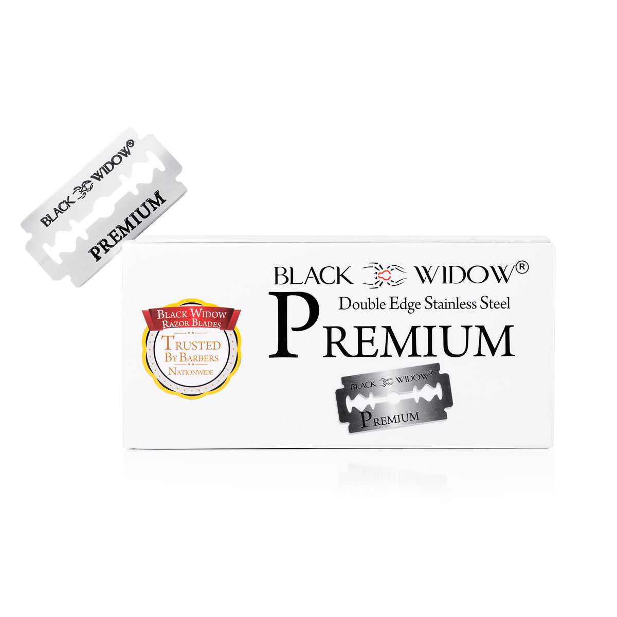 Premium Double Edge Razor Blades (100 CT) – Black Widow® Razors